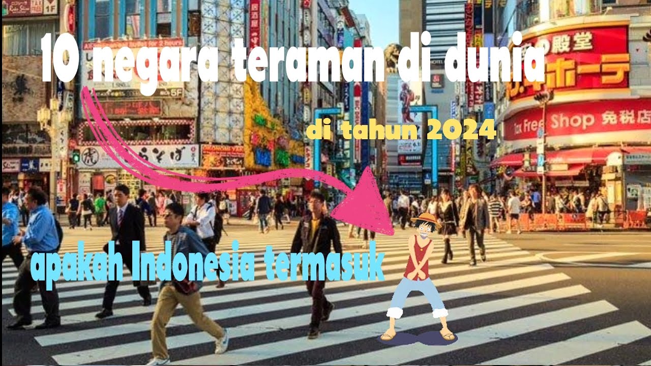 10 negara teraman di dunia di tahun 2024 - YouTube
