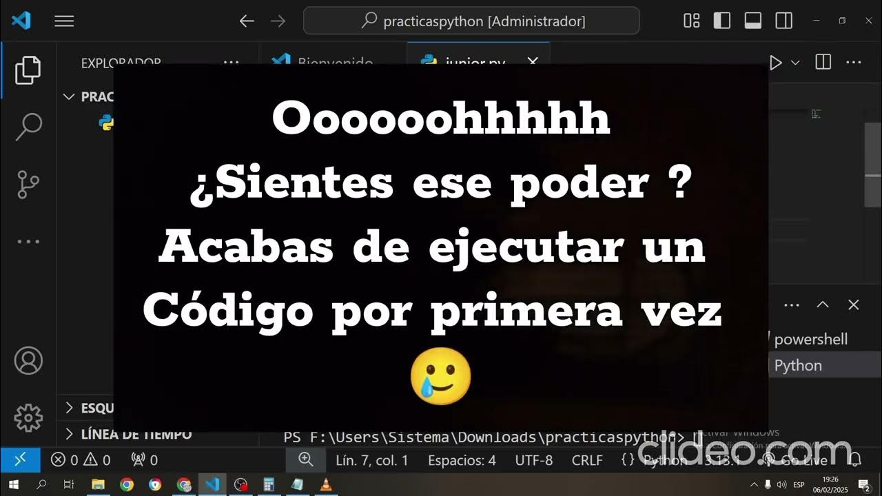 Tipos de datos y uso de variables en Python 🐍💻 - YouTube