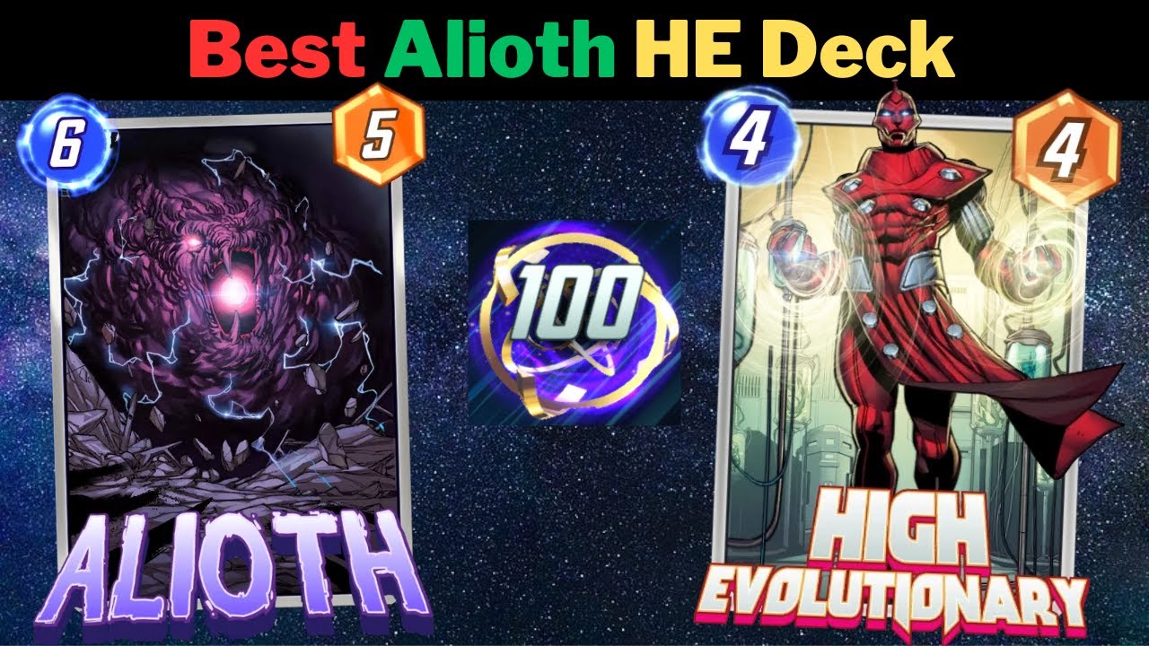 BEST ALIOTH HIGH EVOLUTIONARY DECK to Infinite Rank! - Marvel Snap ...