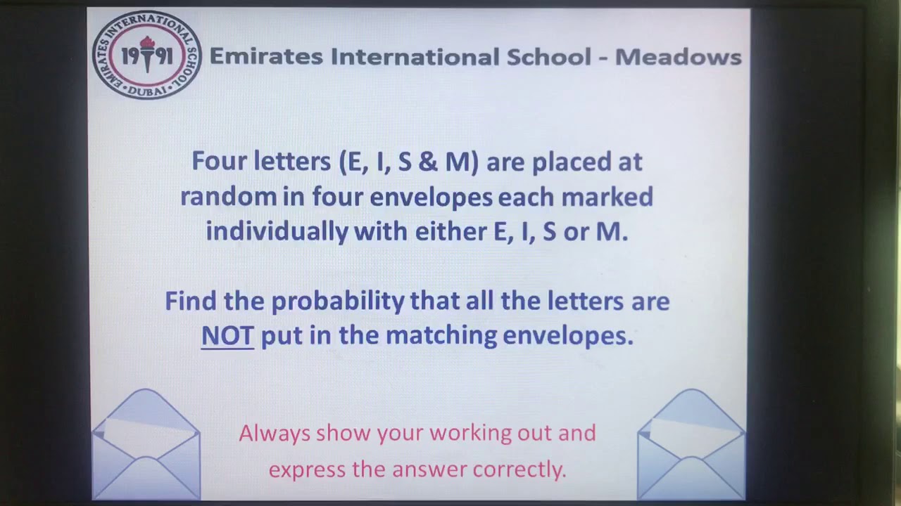 EISM - Daily Mathematics Challenge - YouTube