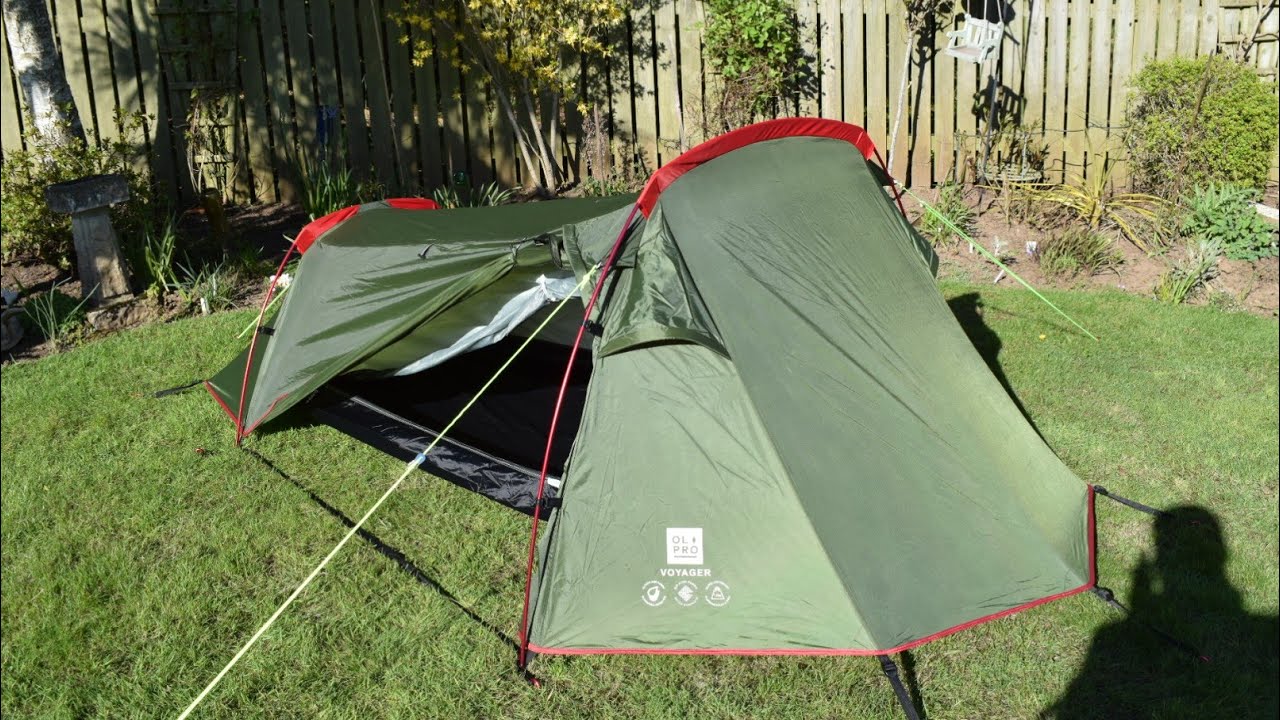 Wild camping Scotland. Test and review of of Olpro voyager 2 man tent ...