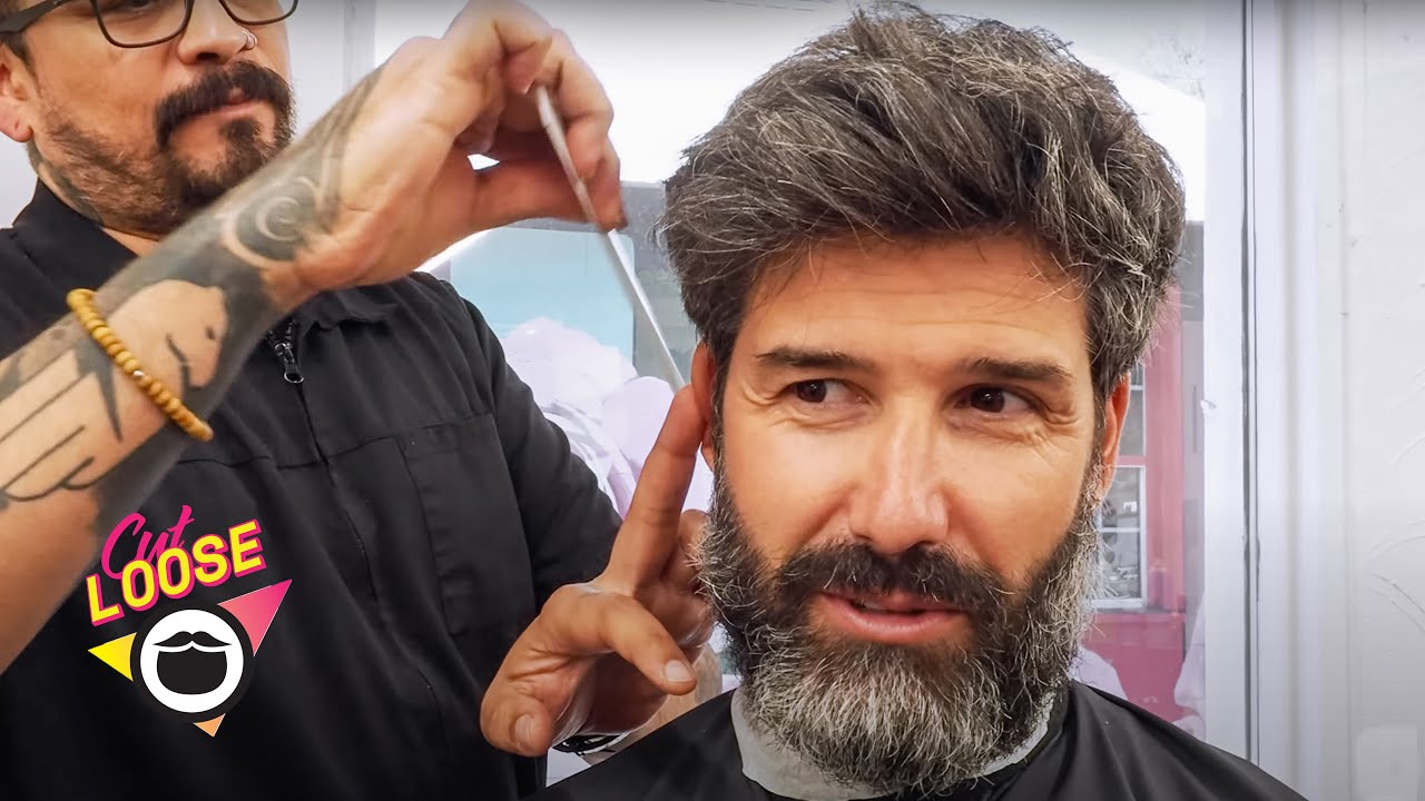 He Looks Ten Years Younger After Hair & Beard TRANSFORMATION - YouTube