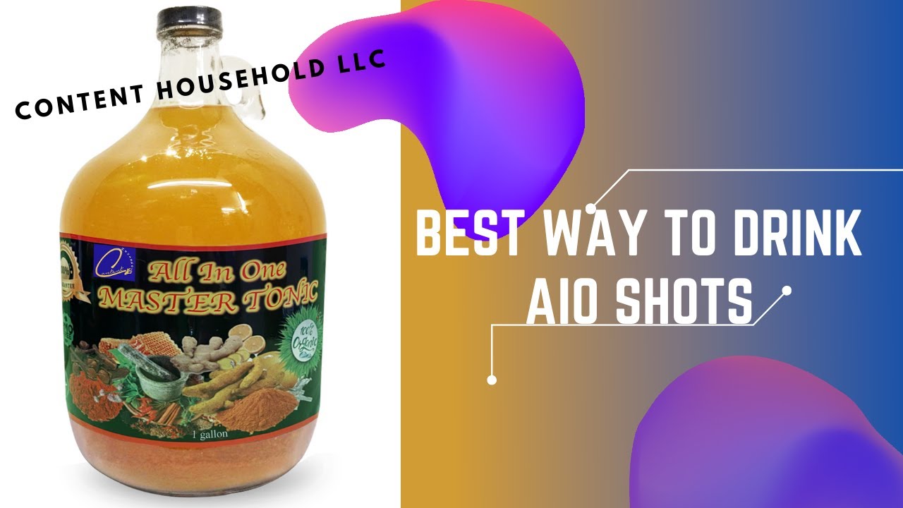 Correct way to drink All in One Master Tonic Shots | 30 seconds swish ...