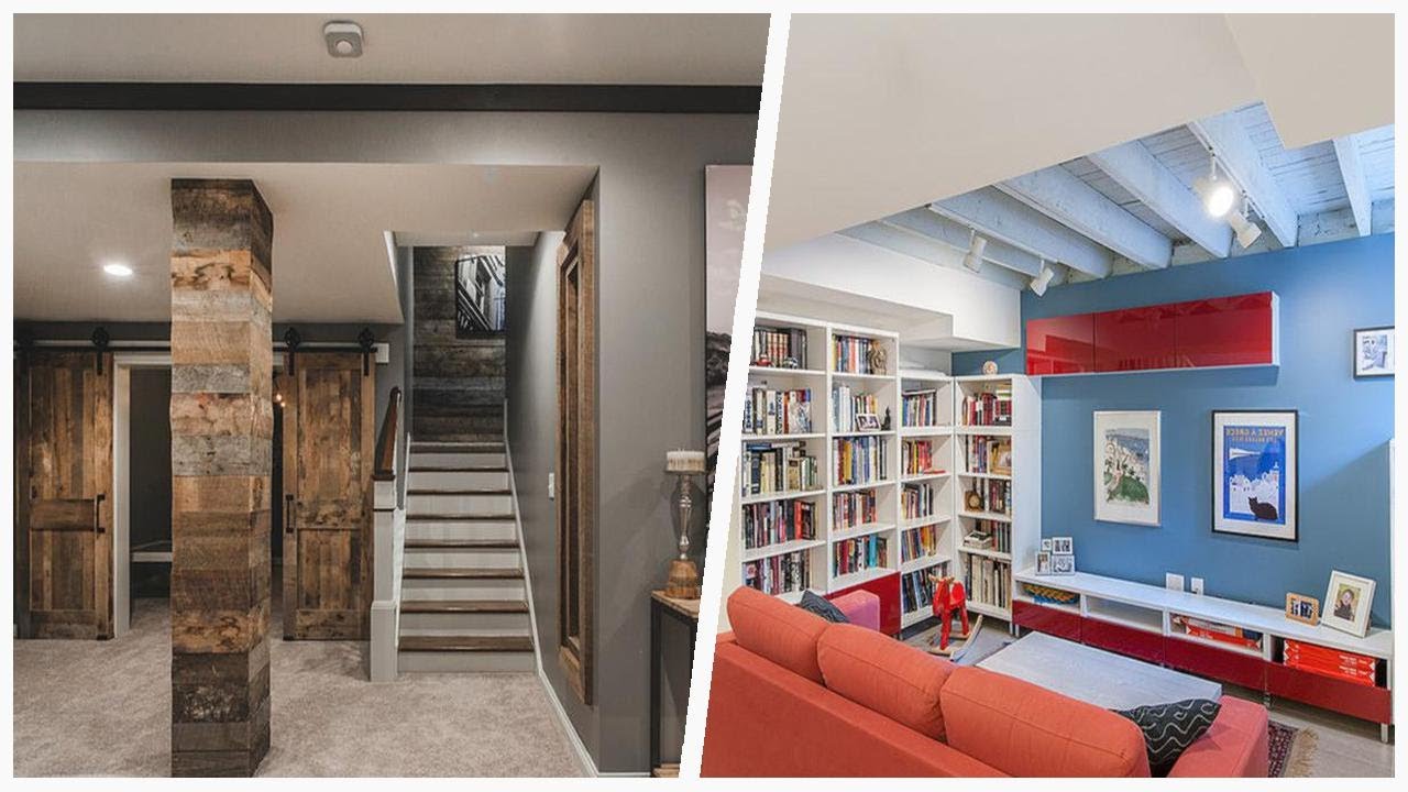 75 Brown Look-out Basement Design Ideas You'll Love ⭐️ - YouTube