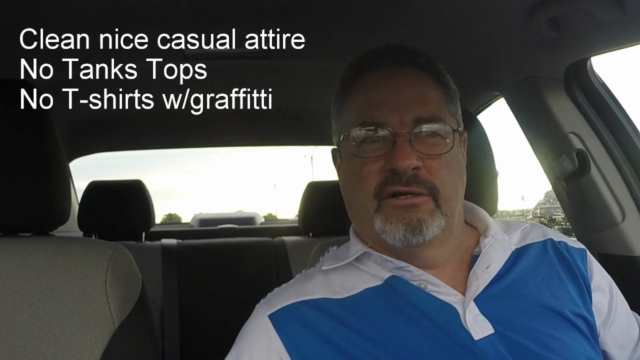 Uber/Lyft Driver - Drive Wearing Casual Attire - YouTube