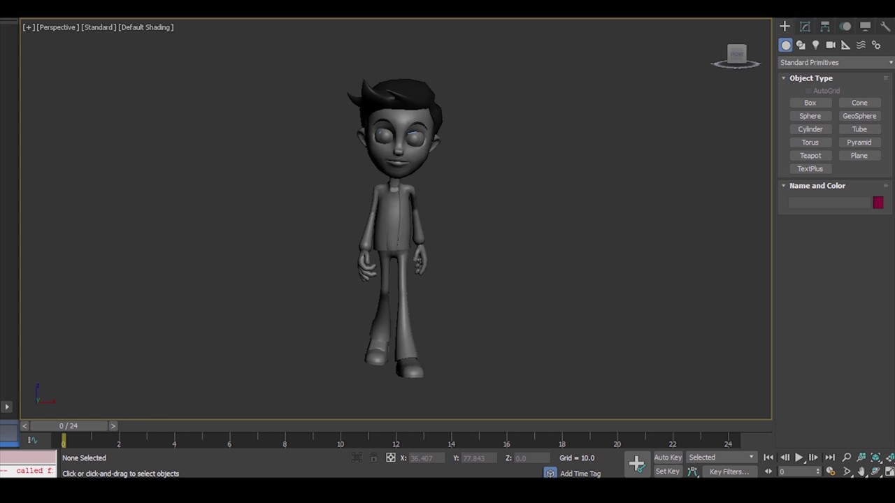 Animation Walk Cycle - 3ds Max - YouTube