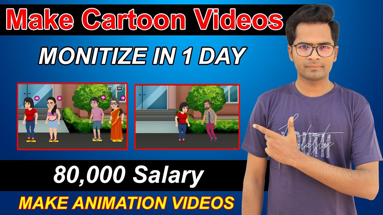 How To Make Cartoon Animation Videos in Mobile | Upload Cartoon ...