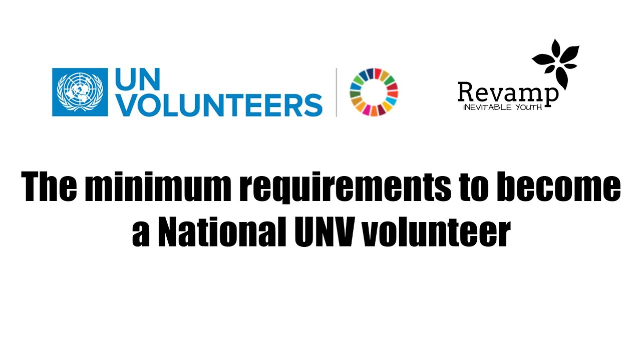UN Volunteer Program || UNDP || Shilpa Sarathy || UNV || Revamp Ed ...