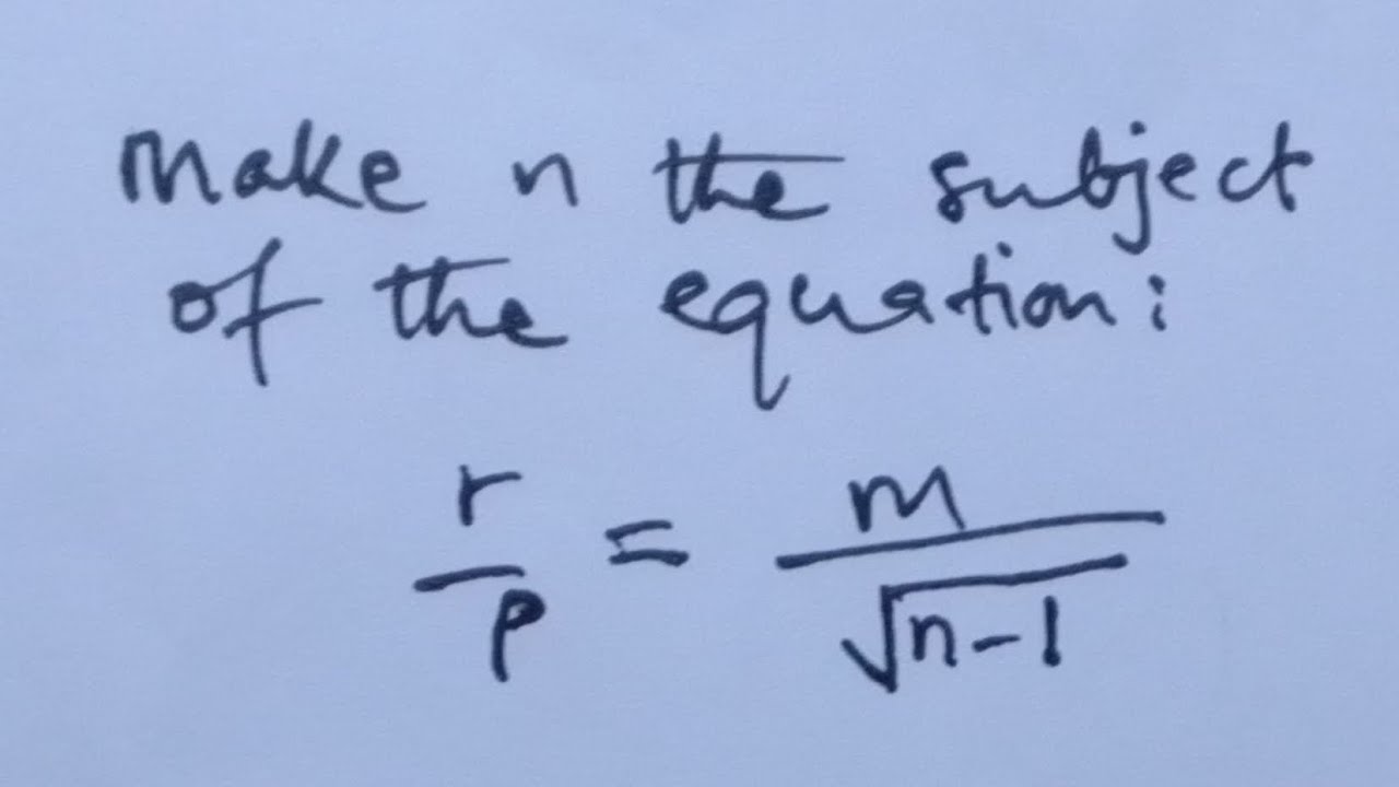 FORM 3 MATHS | Formulae - YouTube
