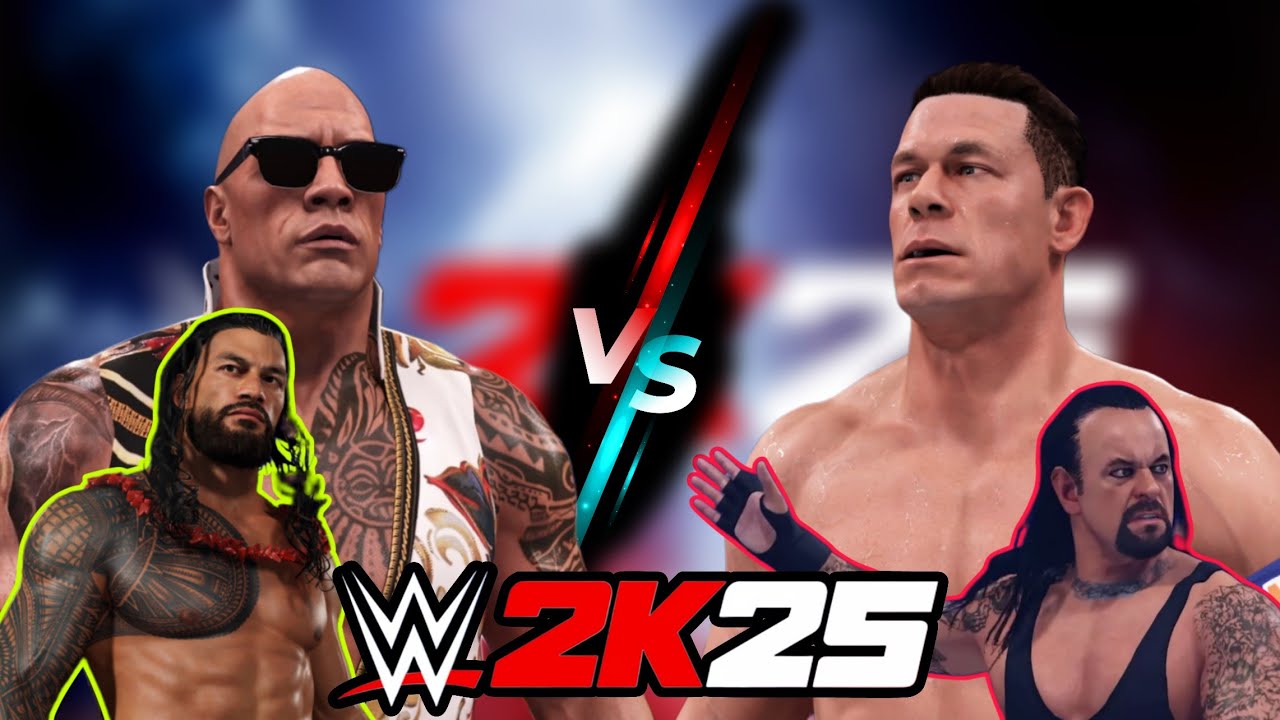 WWE 2K25 Showcase First Gameplay In Hindi ( The Rock vs John Cena ...