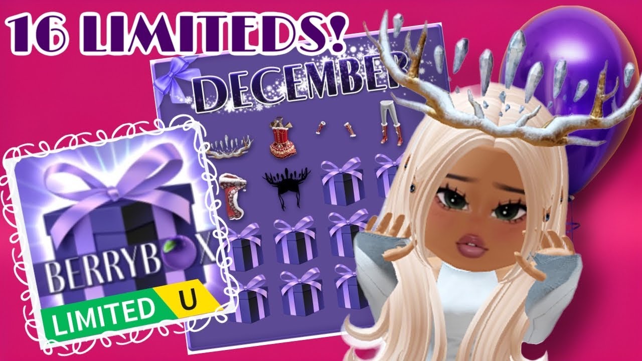 NEW BERRY BOX LIMITEDS ON ROBLOX! - YouTube