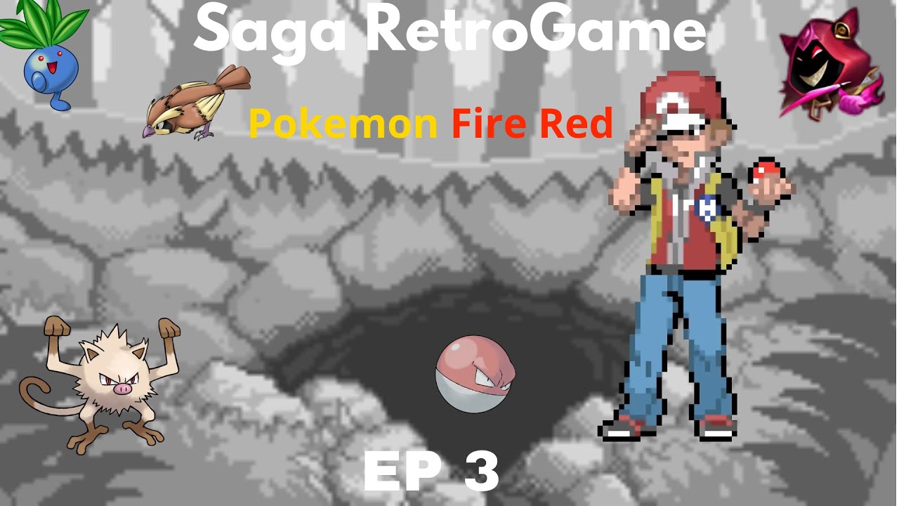 RetroGame Pokemon Fire Red: Apenas Upando a PokéDex - YouTube