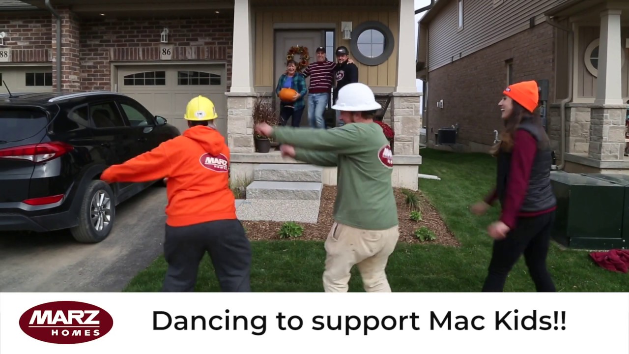 Dancing to Support Mac Kids - Mascot Dance Challenge - YouTube