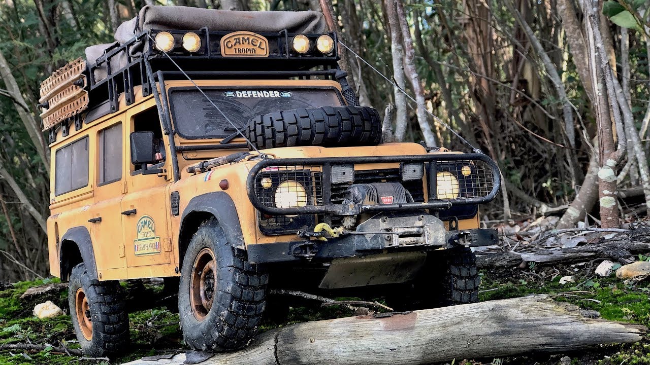 Camel Trophy defender 110 on a smooth ride... Can you gess the scale ...