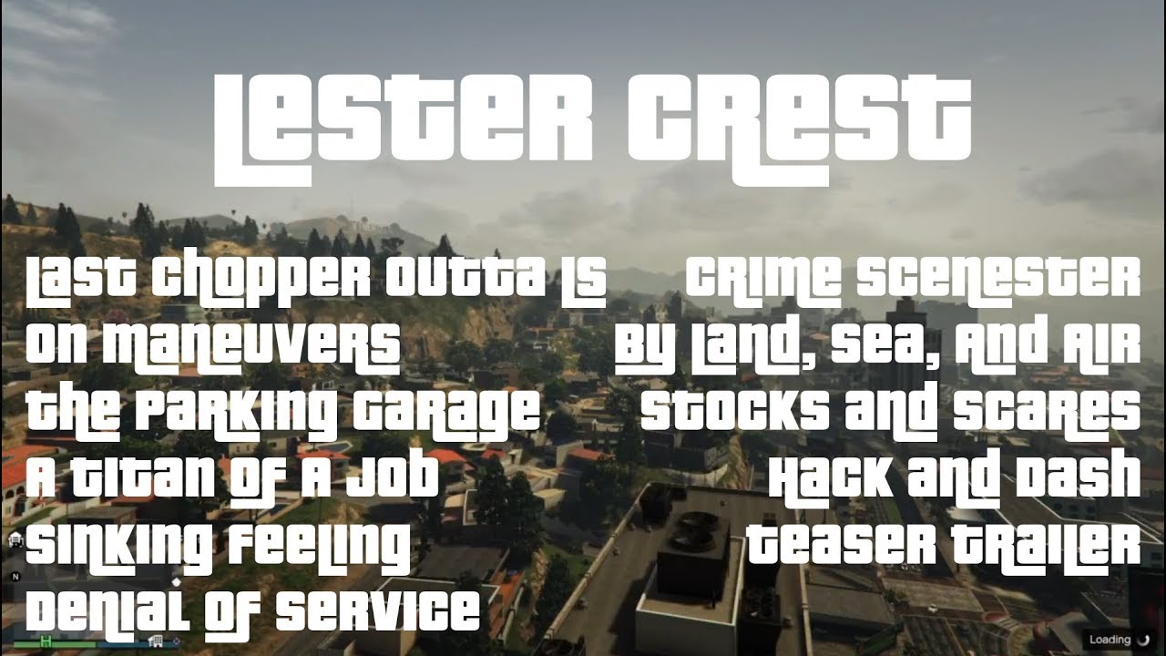 Lester Crest Contact Missions - YouTube