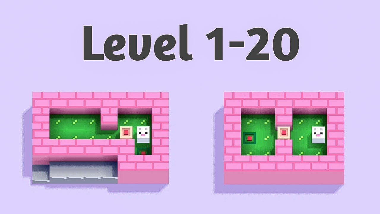 Fancade: Pushbox Level 1-20 | Android IOS Gameplay - YouTube