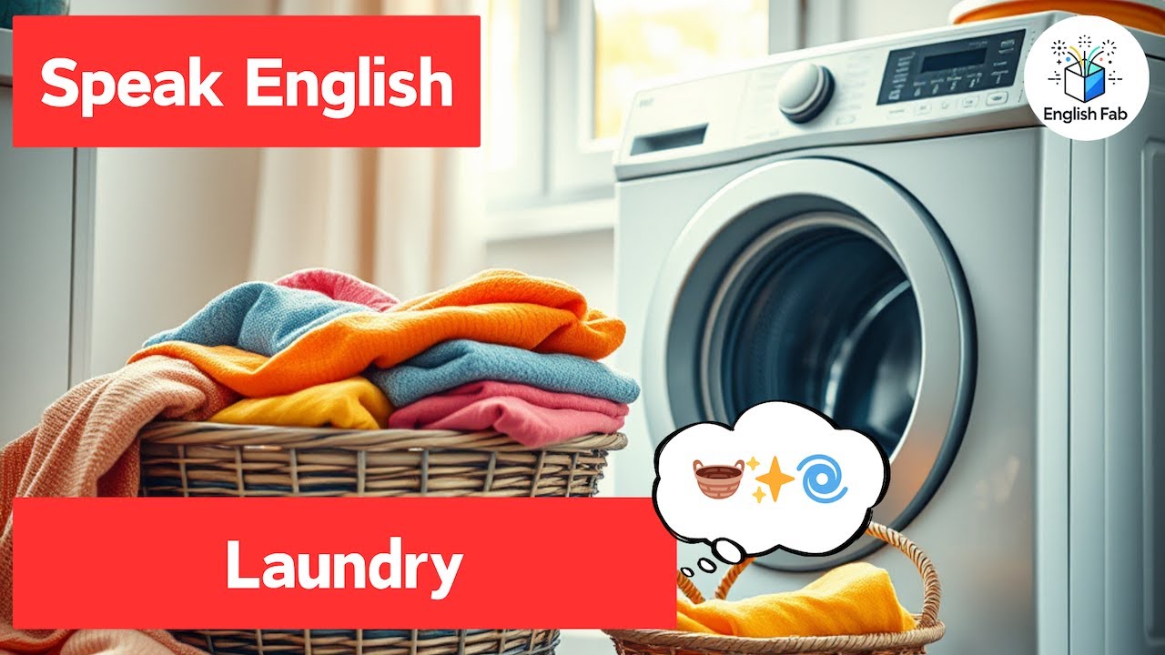 🧺【Laundry】Key Phrases & Vocabulary for Talking About Washing Clothes ...