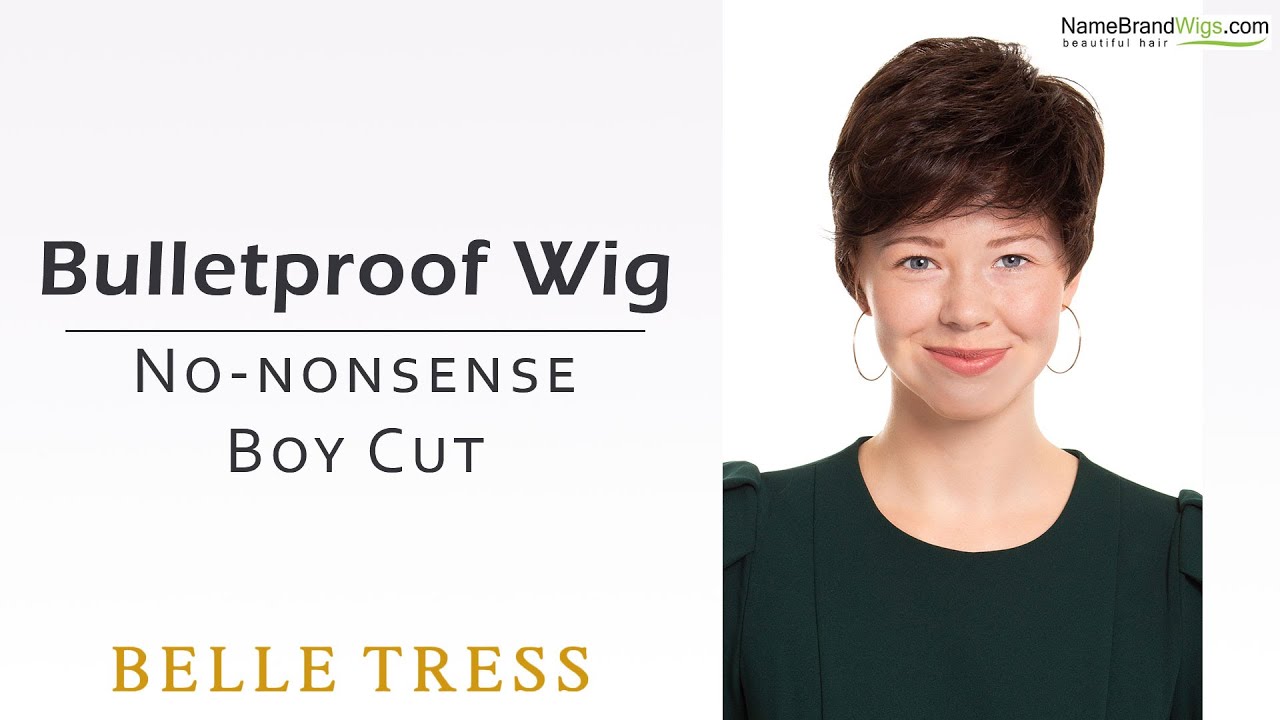 Belle Tress Bulletproof Wig | Review | Pixie Cut - YouTube