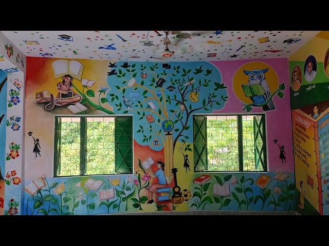Library Wall Painting