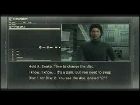MGS4 - Funny Codec Call - YouTube