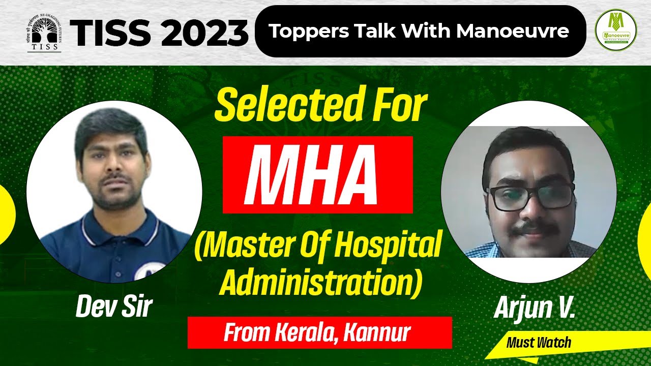 TISSNET 2023 Toppers Podcast - Arjun V | Selected For Master of ...