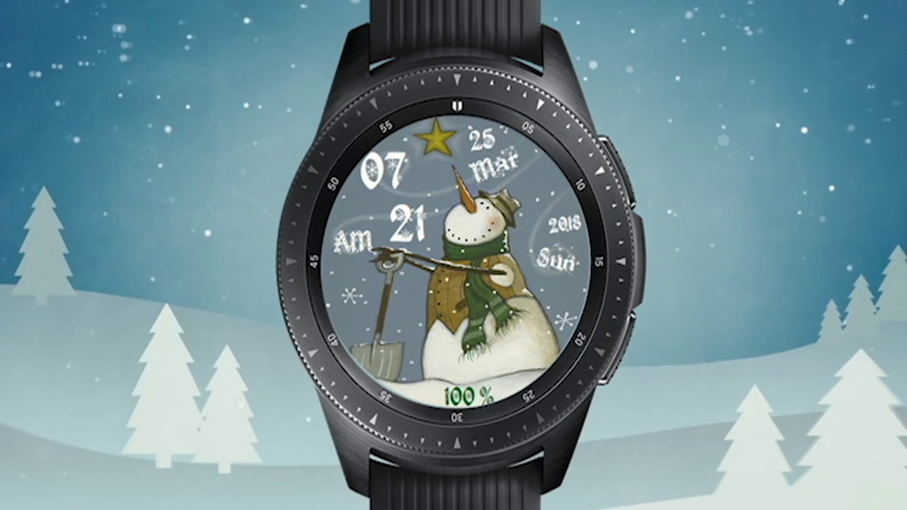 Christmas Watchfaces-Pink Tree - YouTube