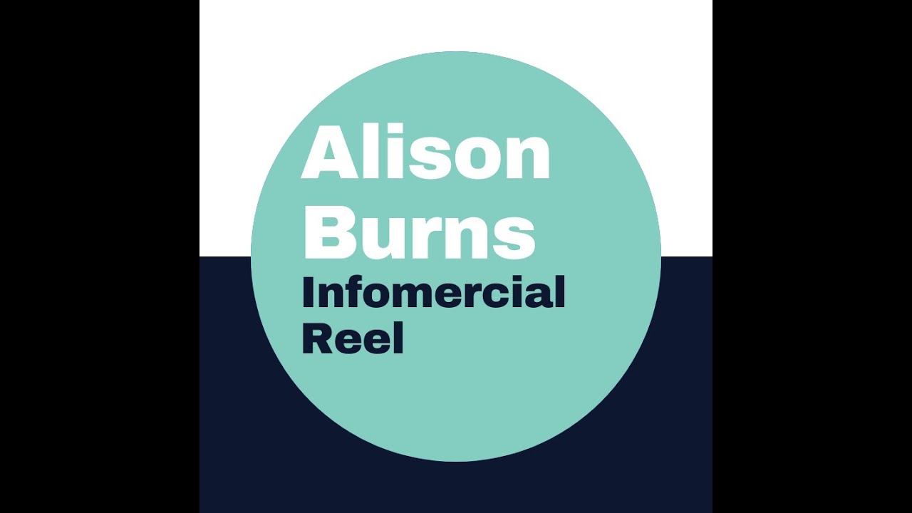 Alison Burns - Infomercial Reel - YouTube