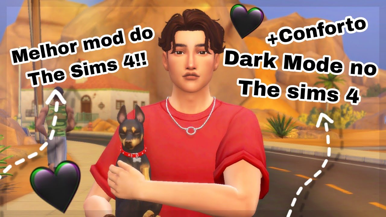 O MELHOR MOD DO THE SIMS 4 DE DARK MODE!! - YouTube