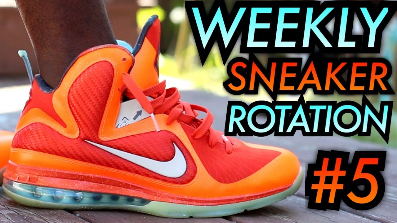 Weekly Sneaker Rotation 5 On-Feet #NumeroCinco - YouTube