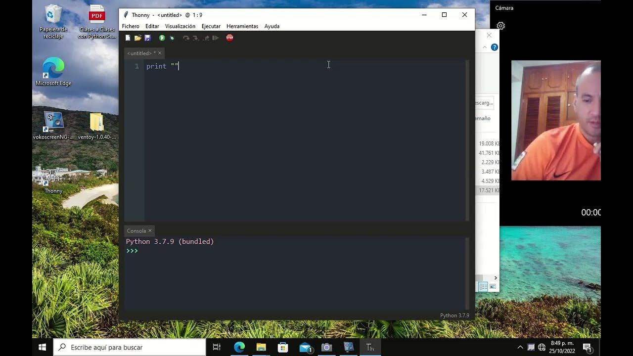 Thonny Python Instalación y configuración en windows 10. Prof. Victor Esteller - YouTube