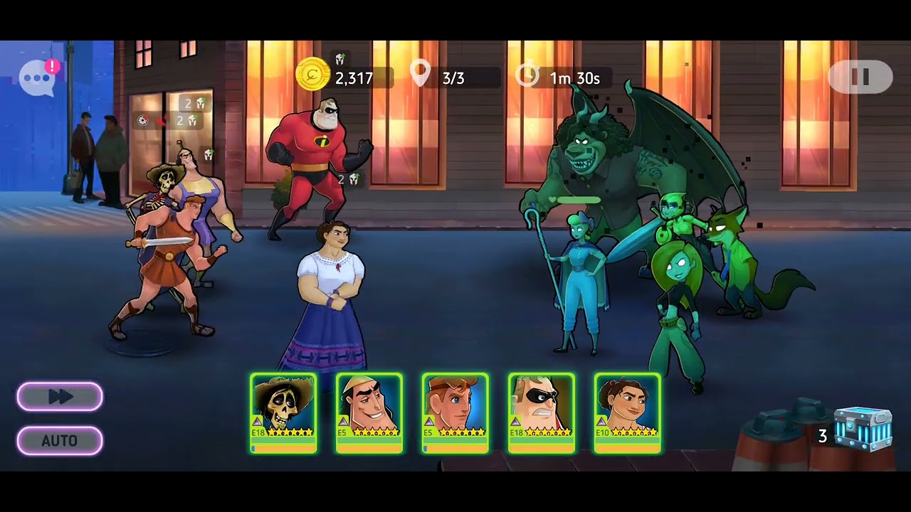 Disney Heroes Battle Mode Powerful Than Fear (P2) - YouTube