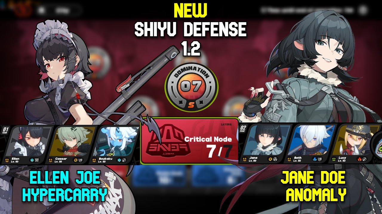 (F2P) New Shiyu Defense Floor 17 Jane Doe Physical Anomaly & Ellen Joe ...