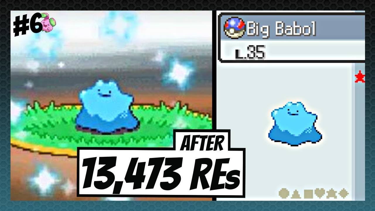 LIVE | Shiny Ditto (n°3) (w/Hoenn sound) after 13,473 REs in Pokémon ...