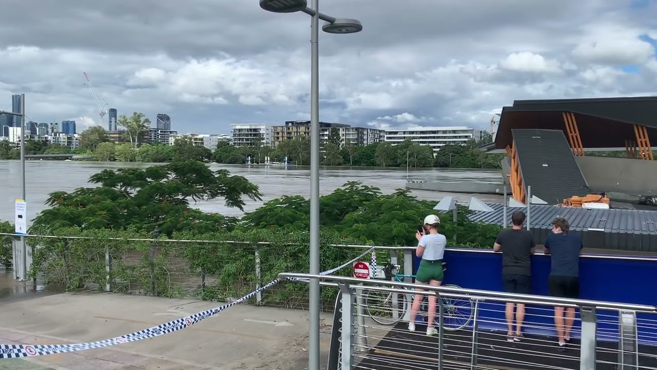 2022 BNE Flood - Toowong - Regatta Boatshed and CityCat Ferry Terminal ...