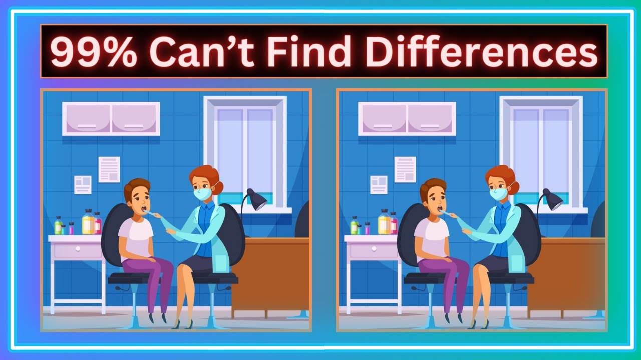 Can You Beat The Clock? Spot the Difference Game Madness #braingames # ...