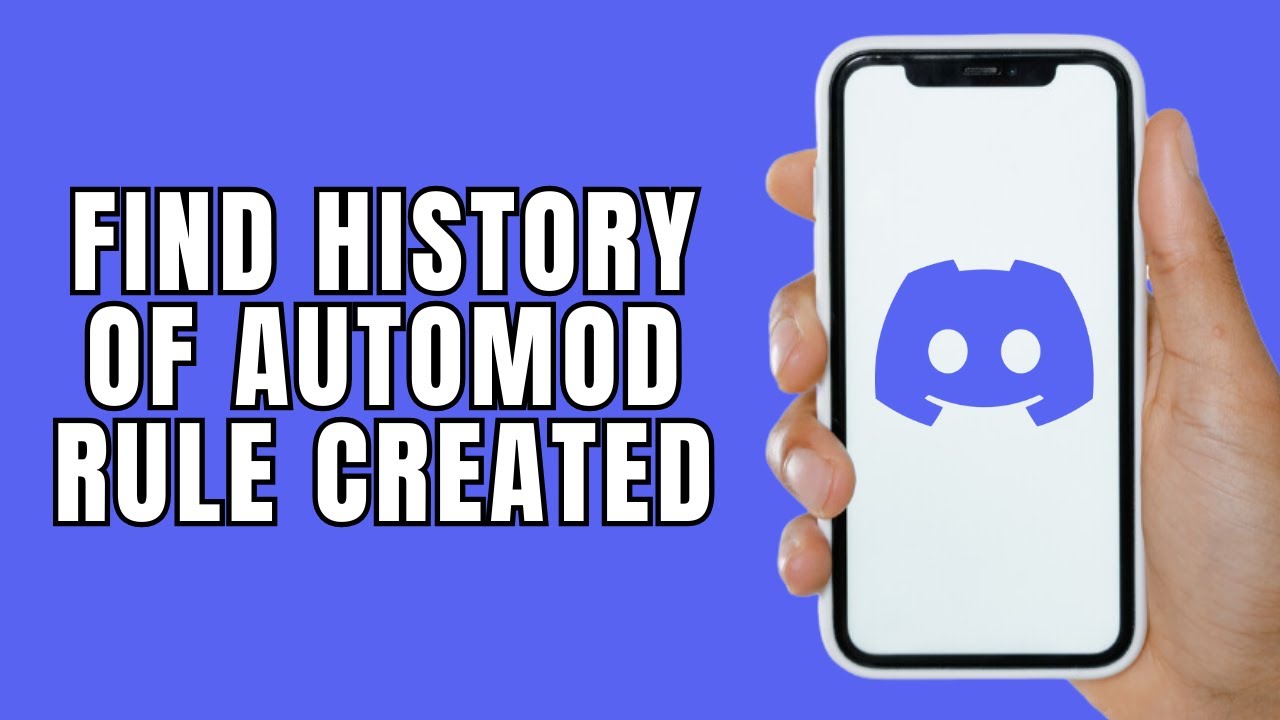 HOW TO FIND HISTORY OF AUTOMOD RULE CREATED ON DISCORD - YouTube