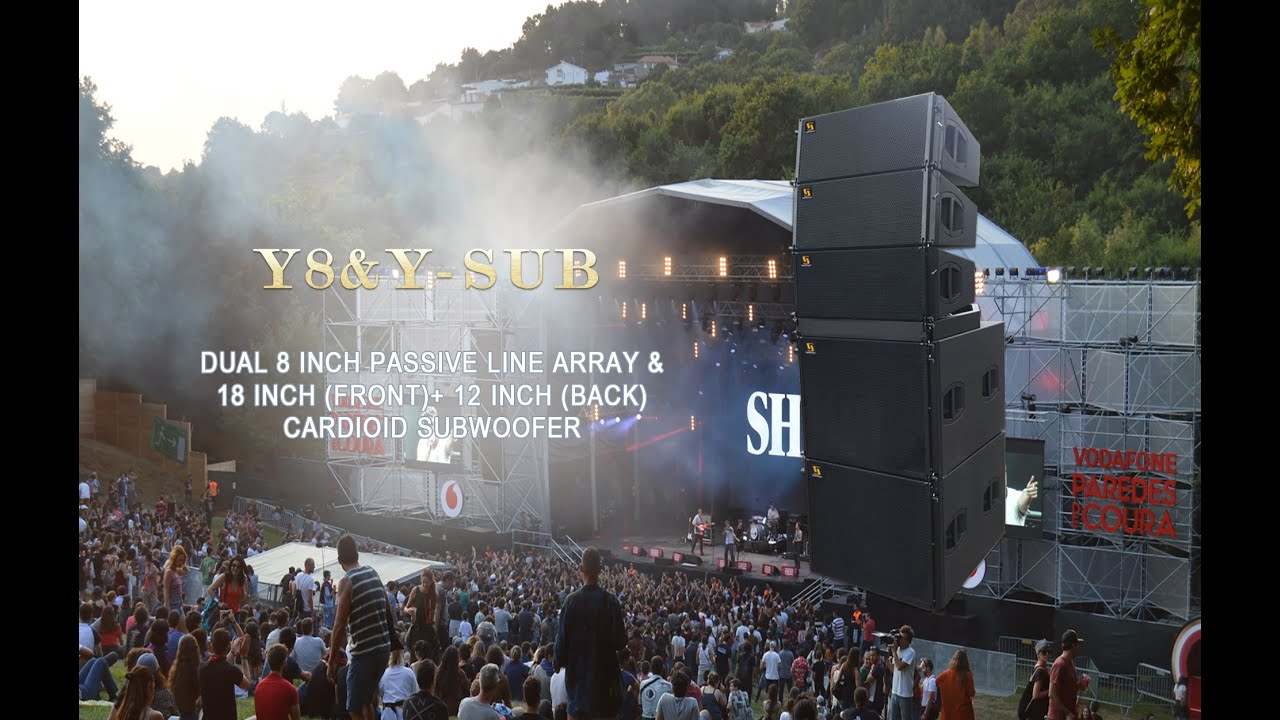 Y8 & Y-sub Dual 8 inch Line array and 18 inch Subwoofer Sound System ...