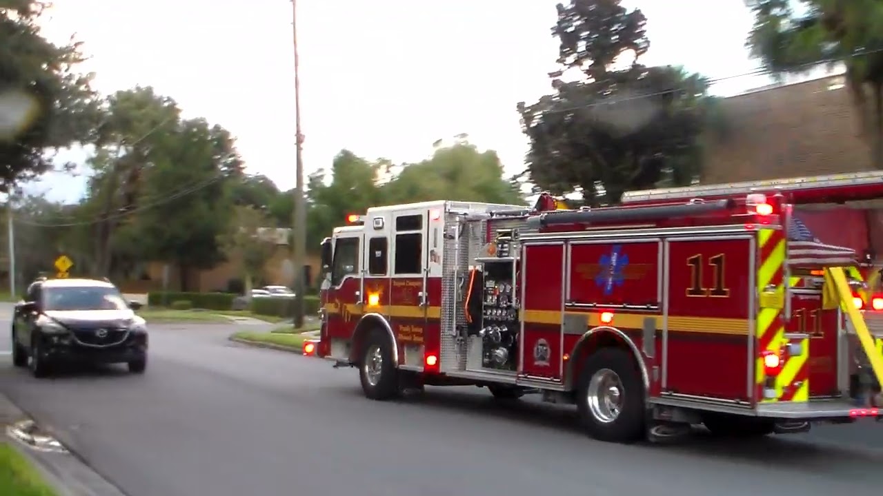 Seminole County Fire Department NEW Engine 11 Responding - YouTube
