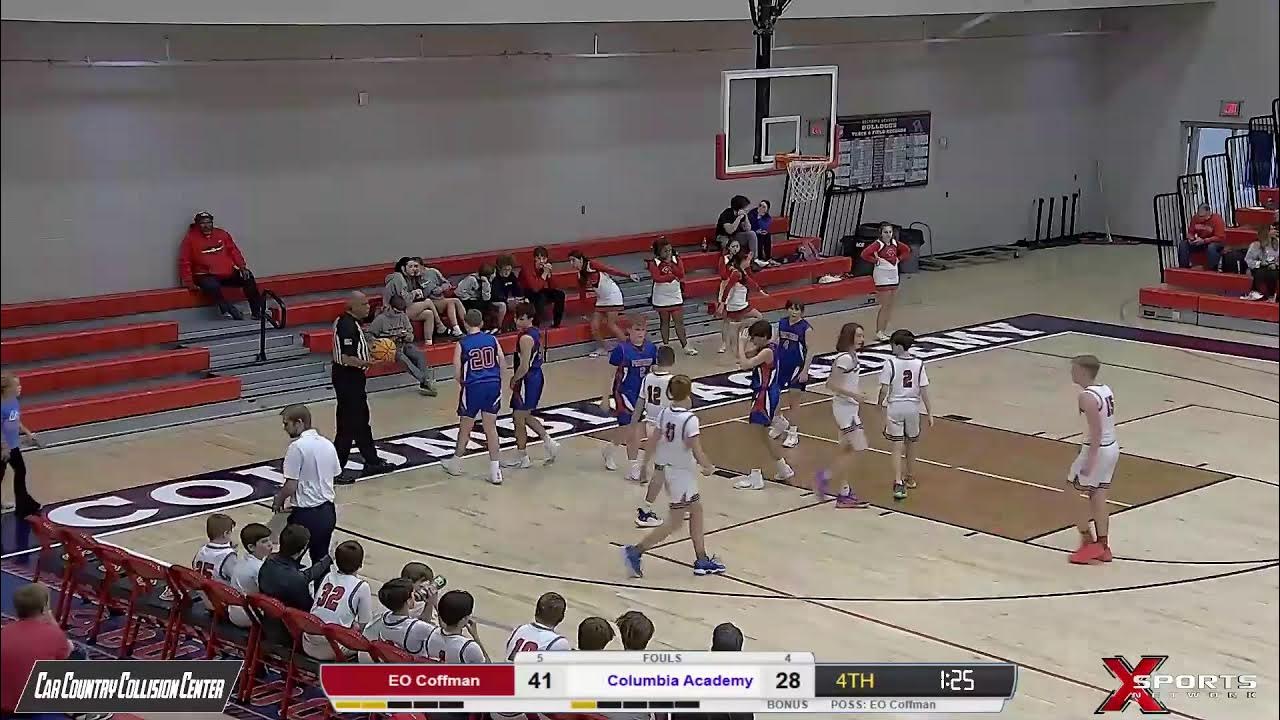 EO Coffman vs Columbia Academy Middle School - Boys Basketball - 12-4-2023 - YouTube