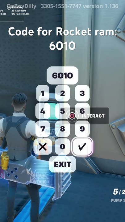 Code for rocket ram in fortnite go goated zonewars#fortnite #gaming #fortniteclips - YouTube