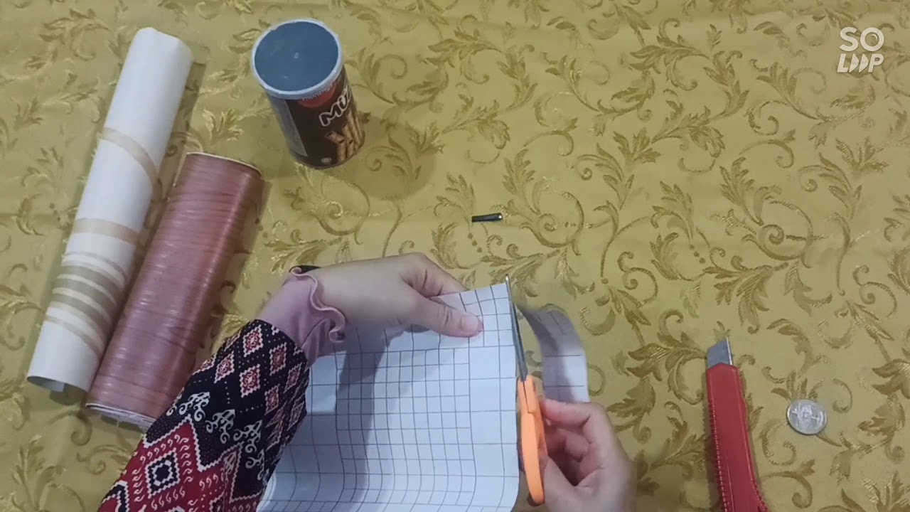 Cara buat tabung dari bahan kitar semula - YouTube