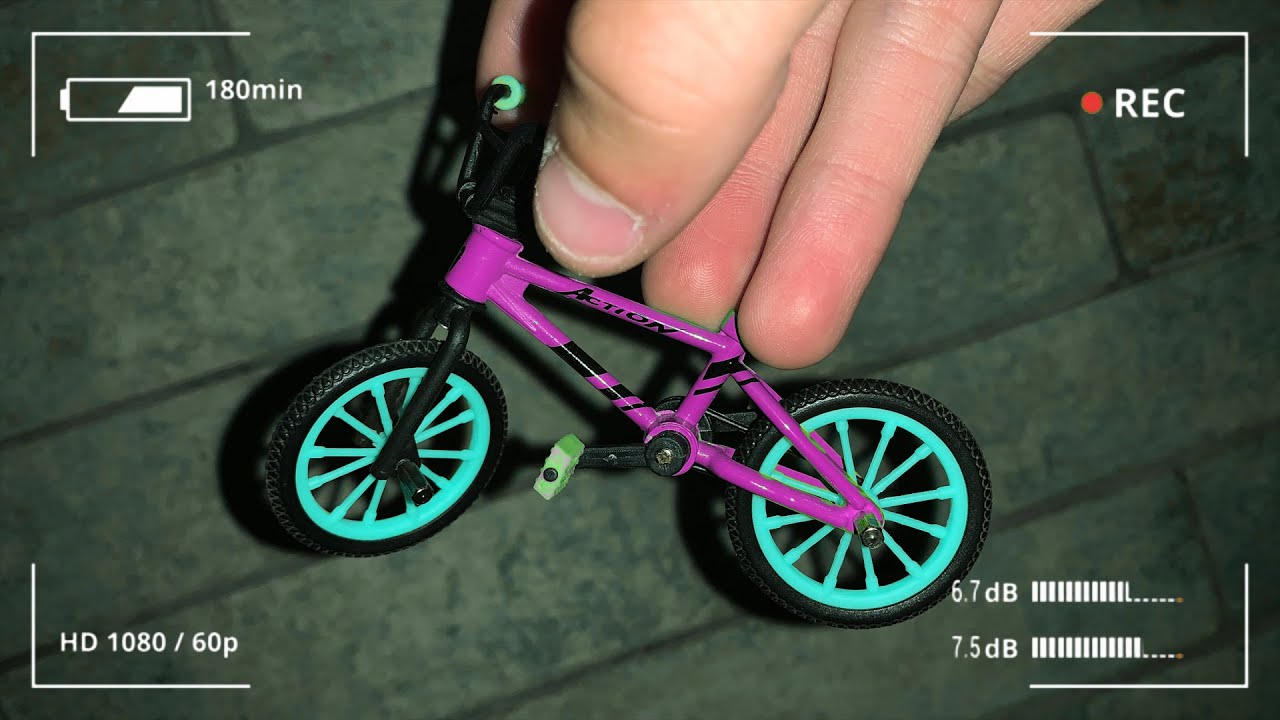 Finger BMX rides at night - Fingerbike Tricks BMX Finger Tech Deck ...