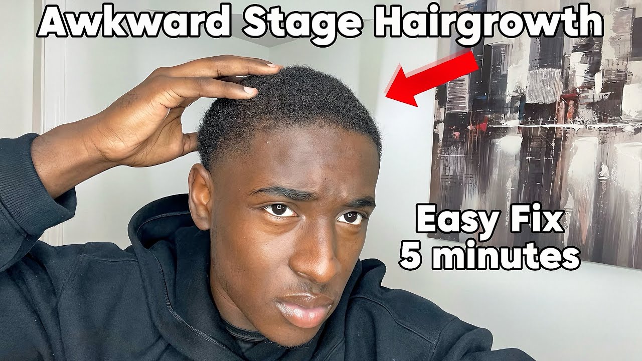 How To Make Your Awkward Stage Hair Look Good - YouTube