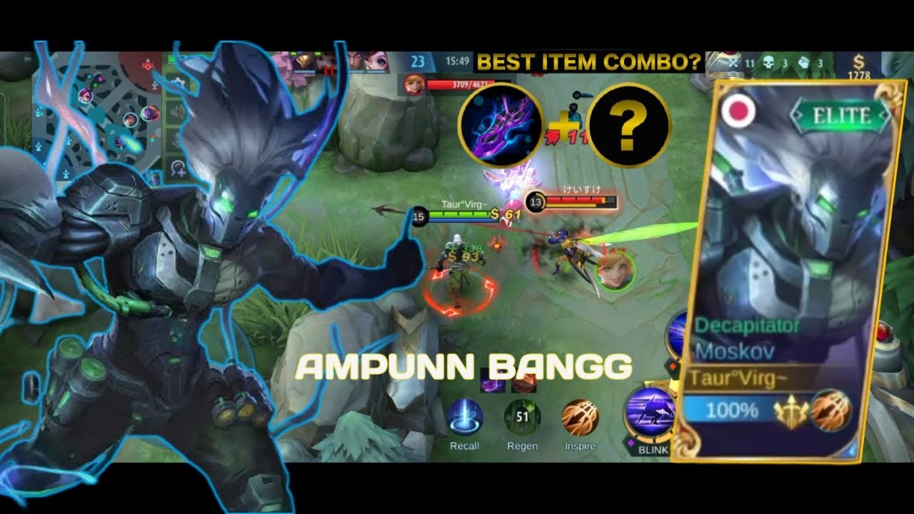 Moskov Gold Lane Fanny Auto Kocar Kacir Mobile Legends Youtube