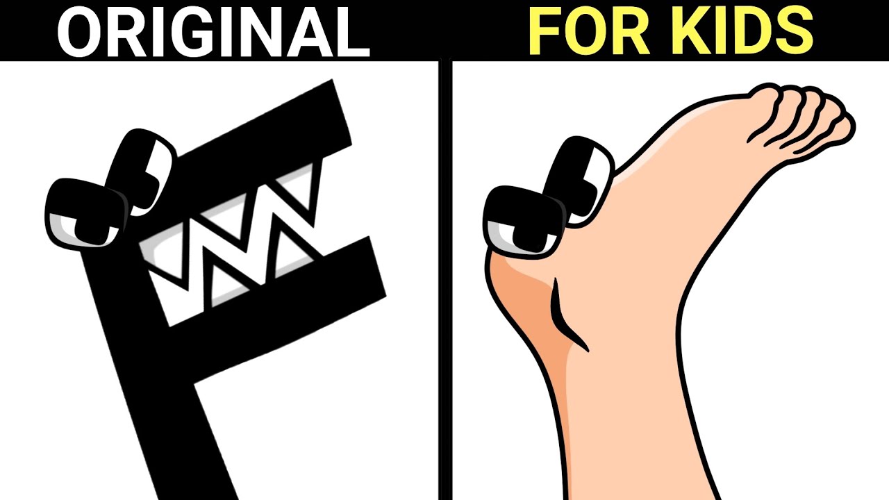 ALPHABET LORE but FOOT | ft. NUMBER LORE (TOP BEST COMPILATION ASMR ...