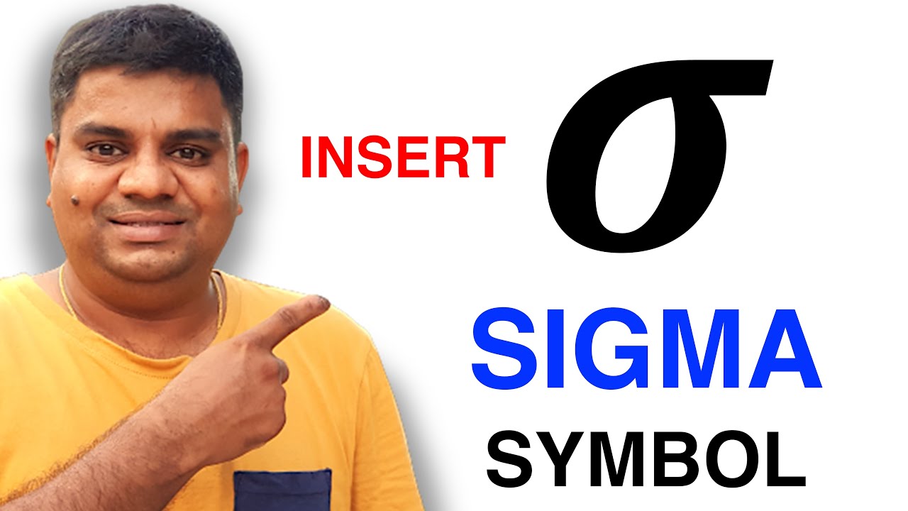 Sigma Symbol In Google Docs YouTube Sigma Symbol In Google Docs YouTube