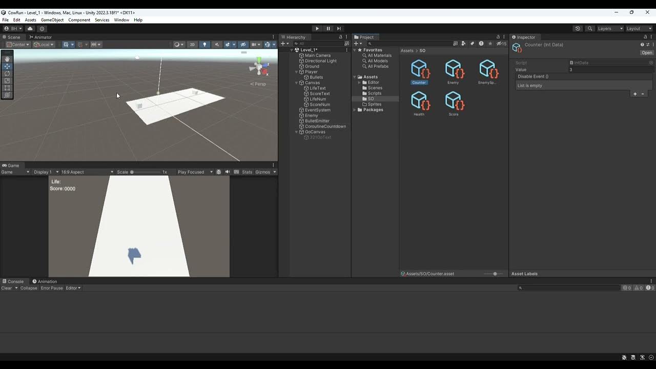 New Game Scriptable Objects Youtube