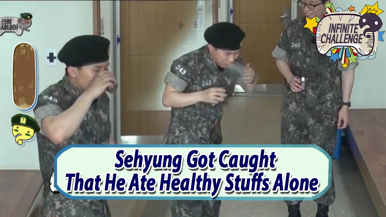 [Infinite Challenge Cover 'Real men'] Sehyung Got Caught That He Ate ...
