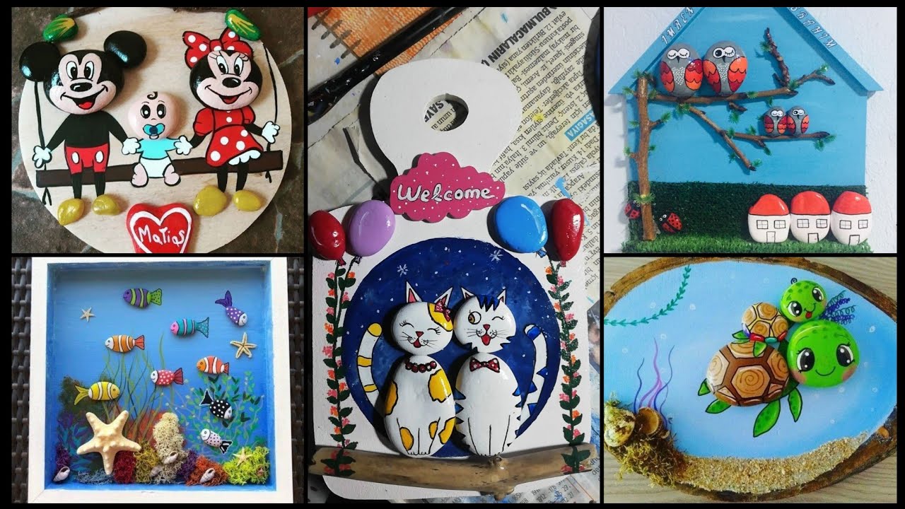 small pebble art ideas |best river stone craft ideas |pebble craft ...
