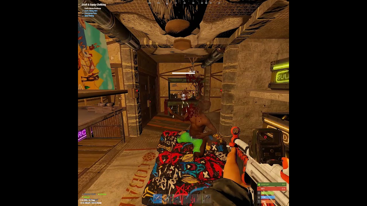 GOING DEEP ON ZERG FOR BOX OF GUN POWDER! - RUST - YouTube